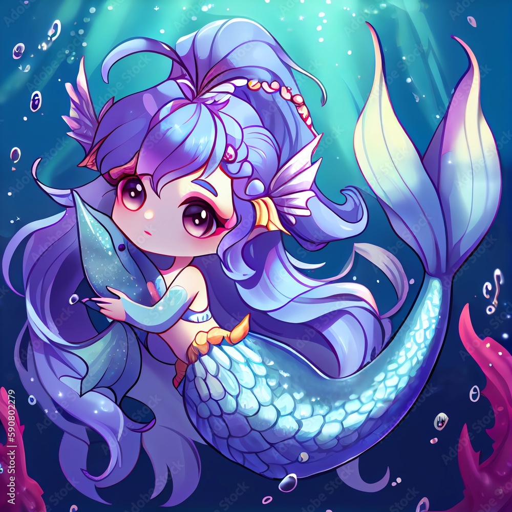 Anime Mermaid Chibi