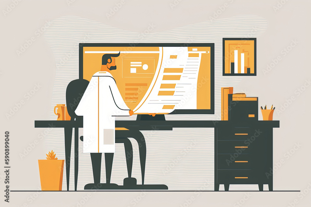 With the help of computer doctor iaccess and reviewed medical records ...