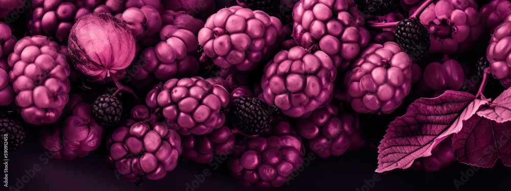 purple berries monochromatic textured background, generative AI Art ...