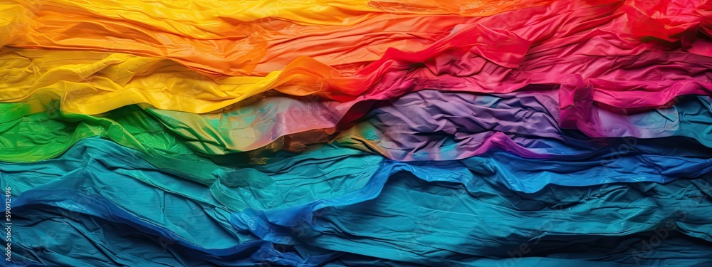 rainbow colored textured background - generative ai art Stock ...