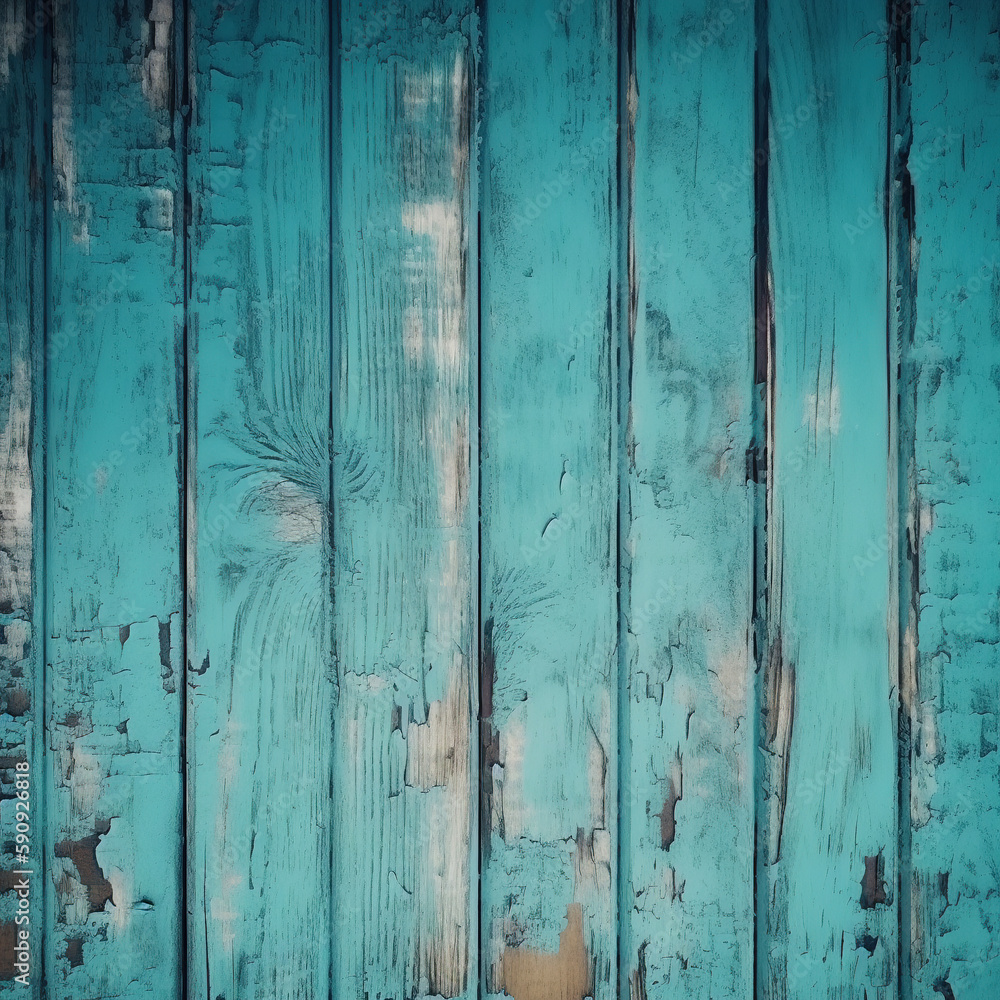 Turquoise wooden planks background. Wooden texture. Turquoise wood ...