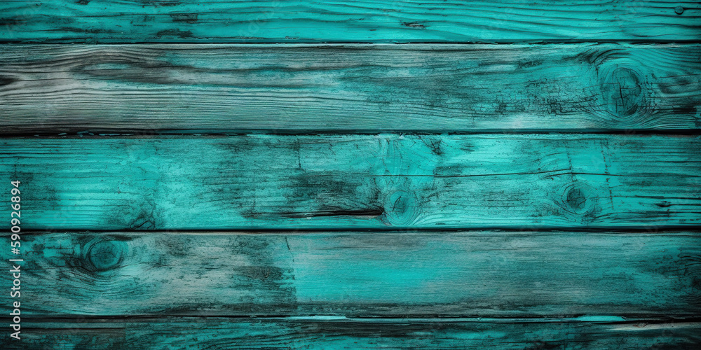 Turquoise wooden planks background. Wooden texture. Turquoise wood ...