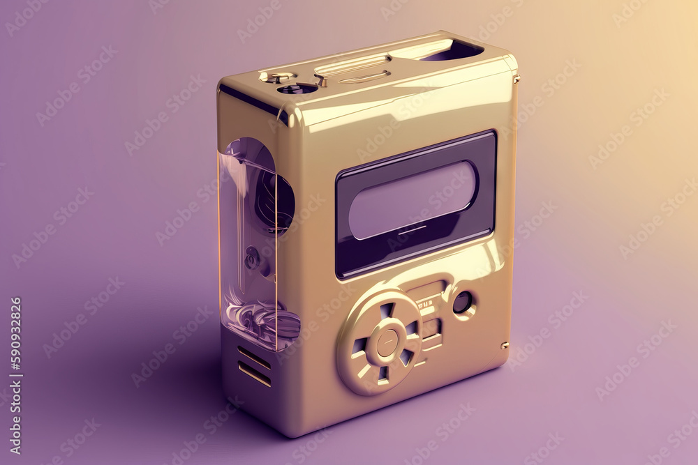 Reproductor de música digital y analógica aesthetic, mp3 futurista ...