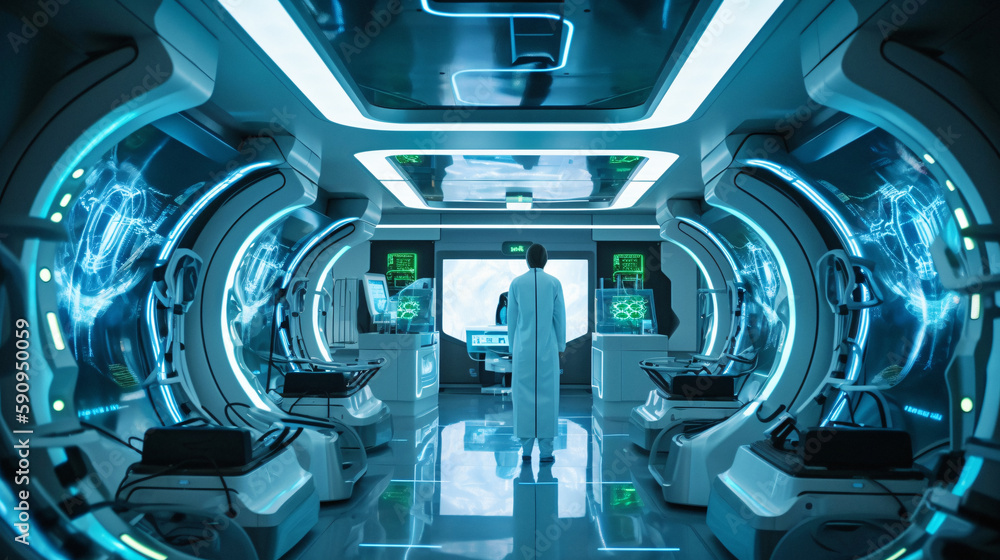 Revolutionizing Healthcare: Futuristic High-Tech Medical Treatment and ...