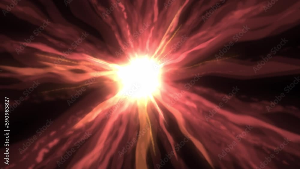 Digital anime style explosion with alpha channel. Manga, Flash FX ...