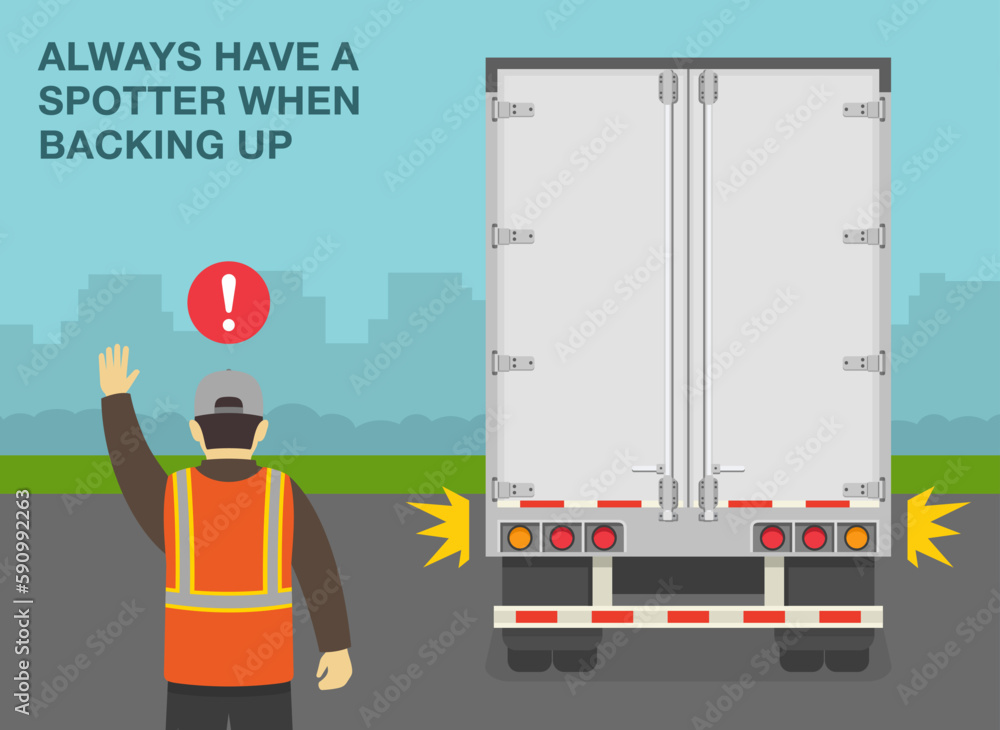 Heavy vehicle driving tips and rules. Always have a spotter when ... Heavy vehicle driving tips and rules. Always have a spotter when ...
