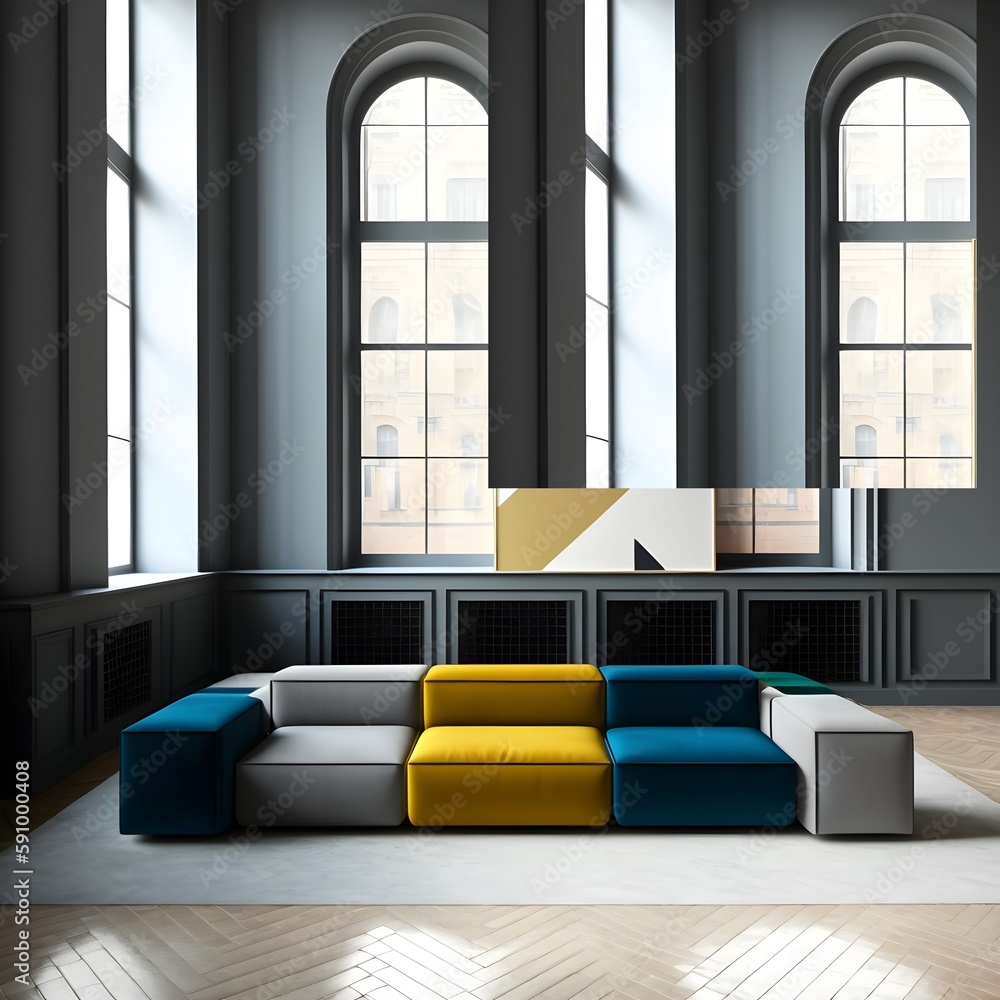 abstract sofa inspired by building blocks elongated landscape in new ...