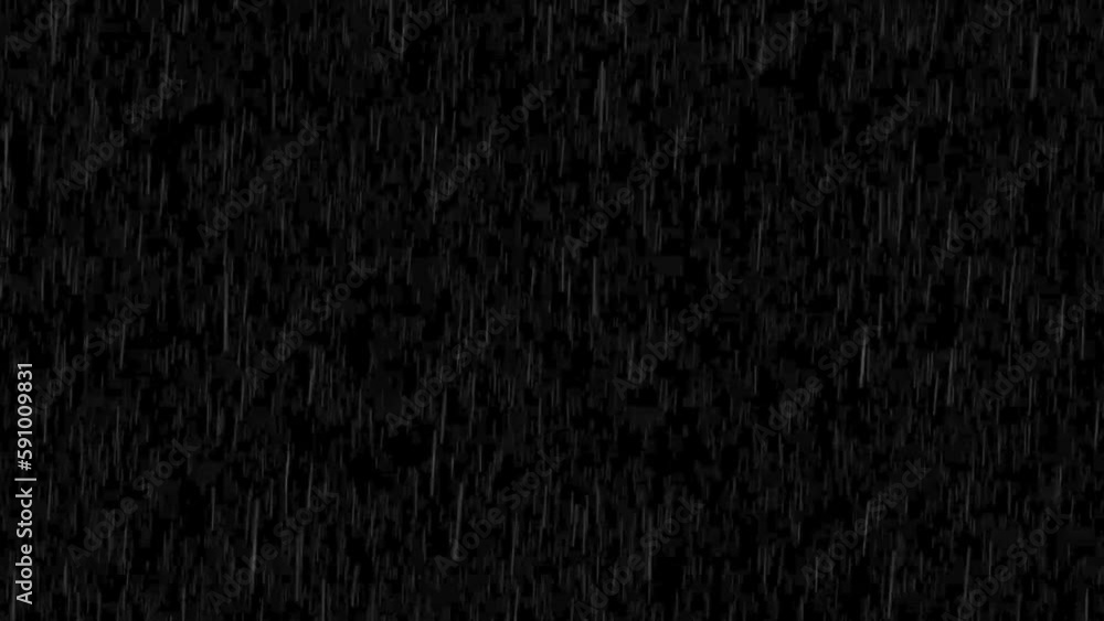4k Loop Rain Drops Falling Alpha, Real Rain, High quality, Slow Rain ...
