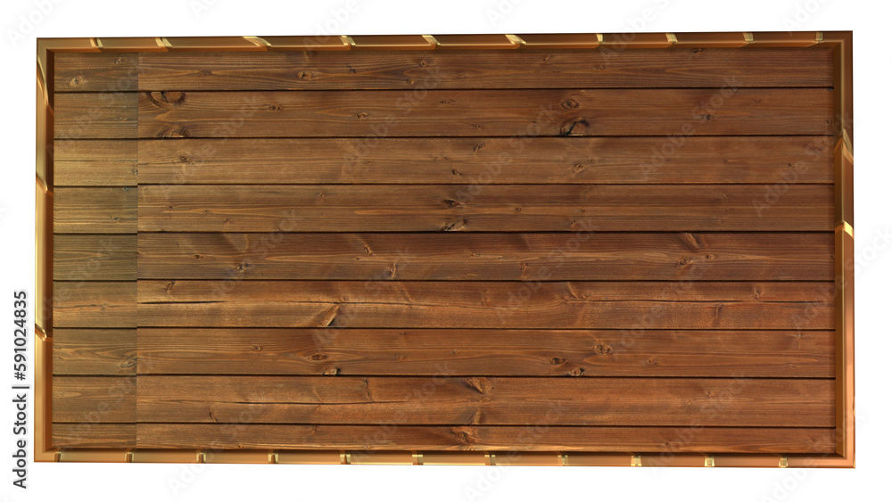 3d wooden signboard element for design Stock Illustration | Adobe Stock