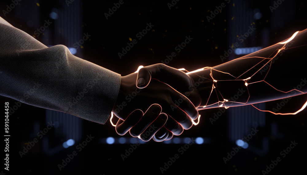 business handshake Stock Illustration | Adobe Stock