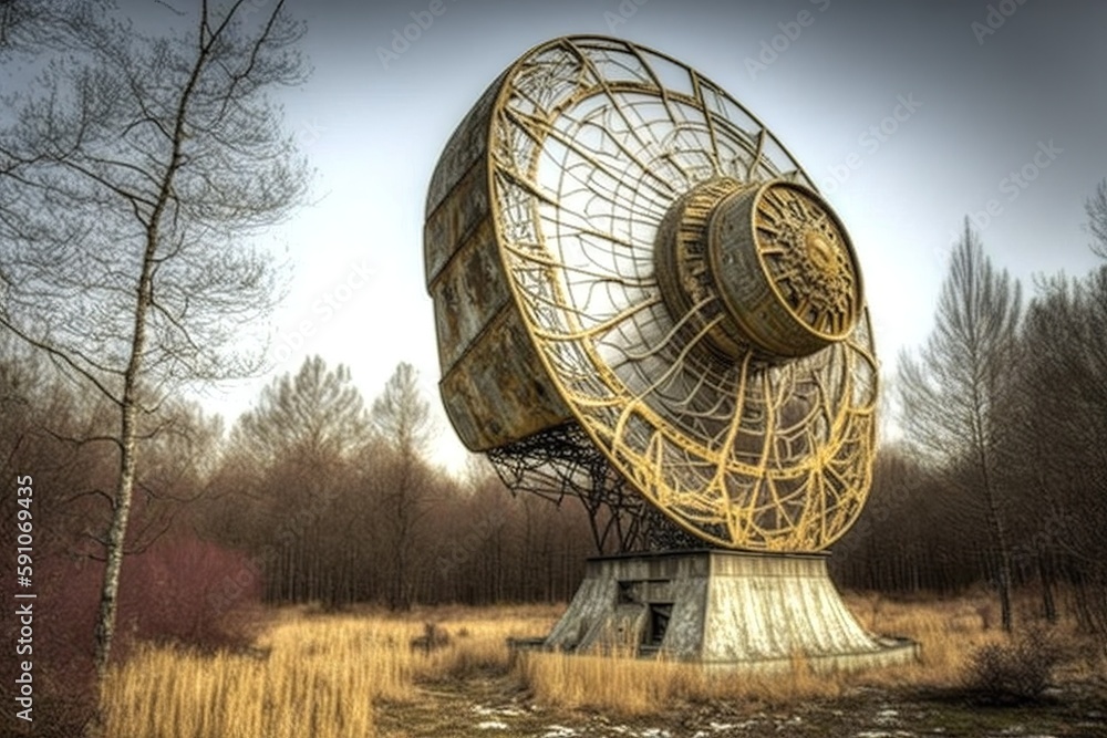 Location of the Soviet radar duga 3 in Ukraine, not far from the ...