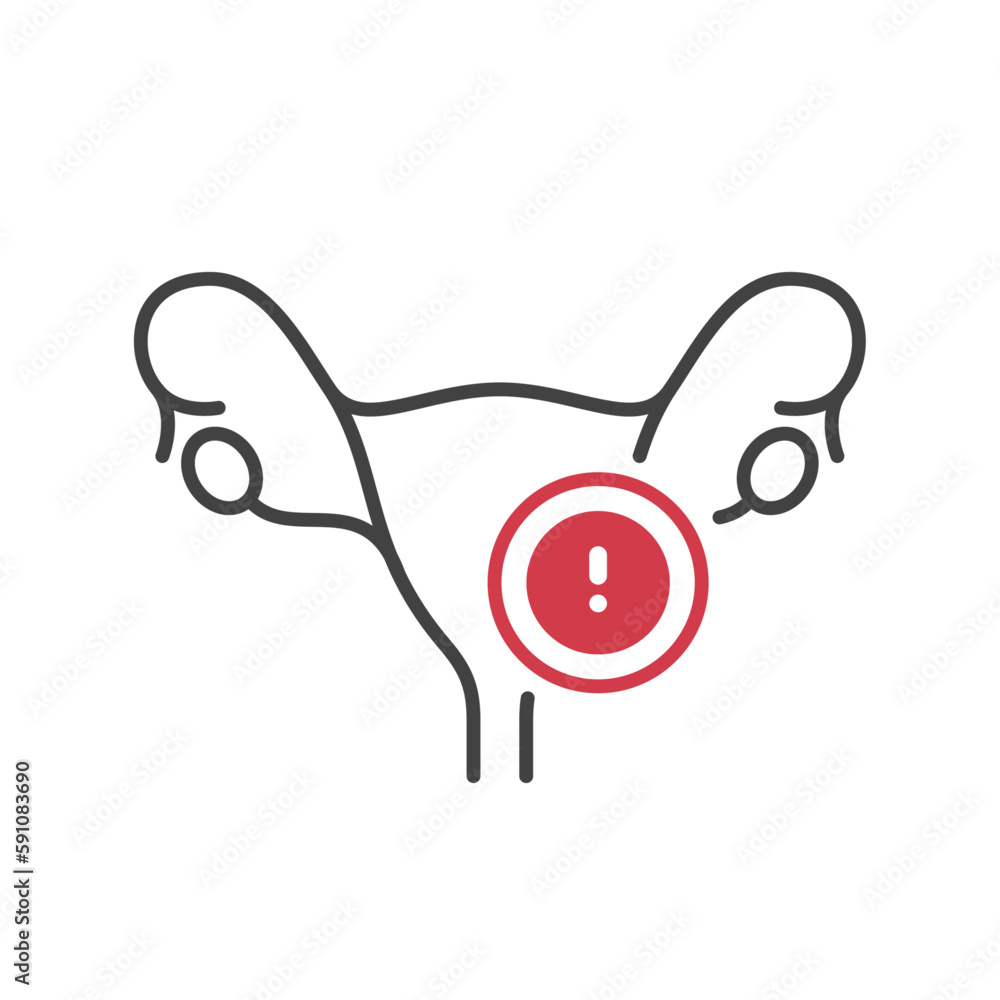 Outline style health care ui icons collection. Human organ disease ...