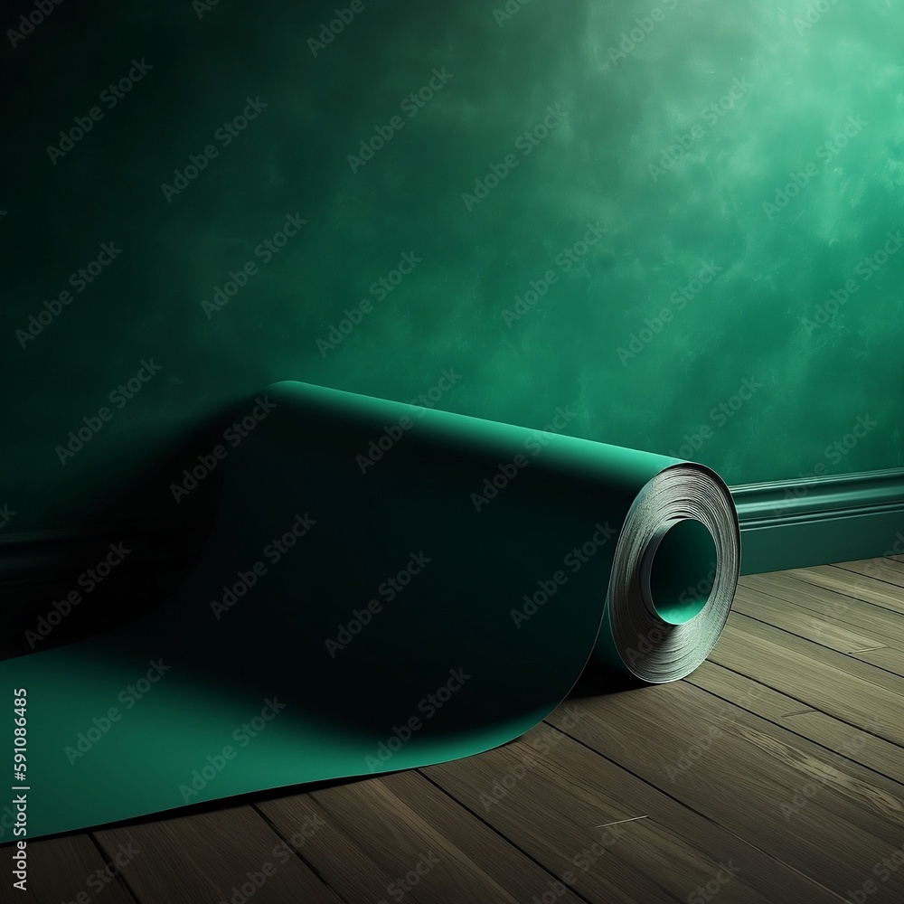 Green wallpaper, green wall, tonal green, textured green, AI generated ...