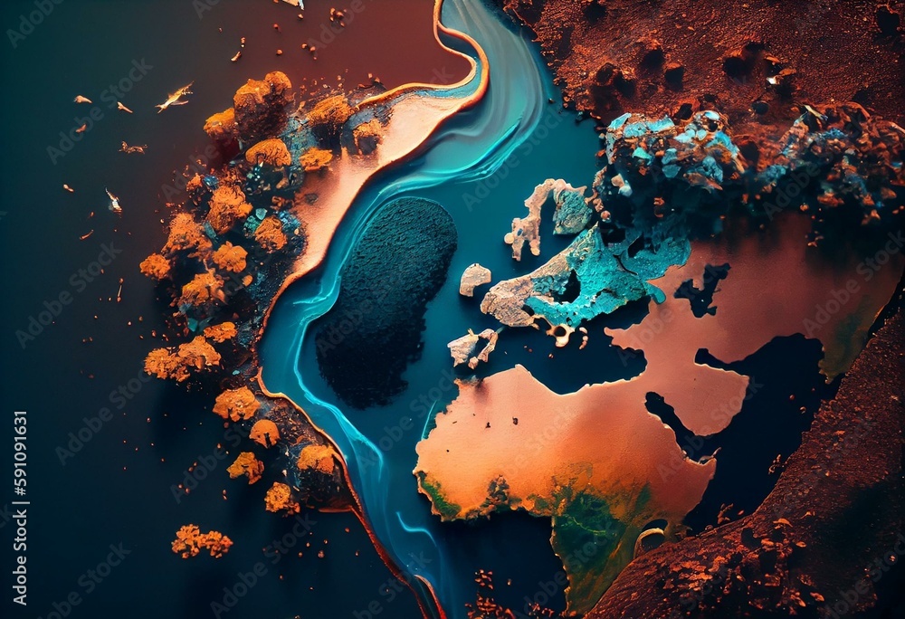 Water pollution, water rust, and the environment worldwide. Water ...