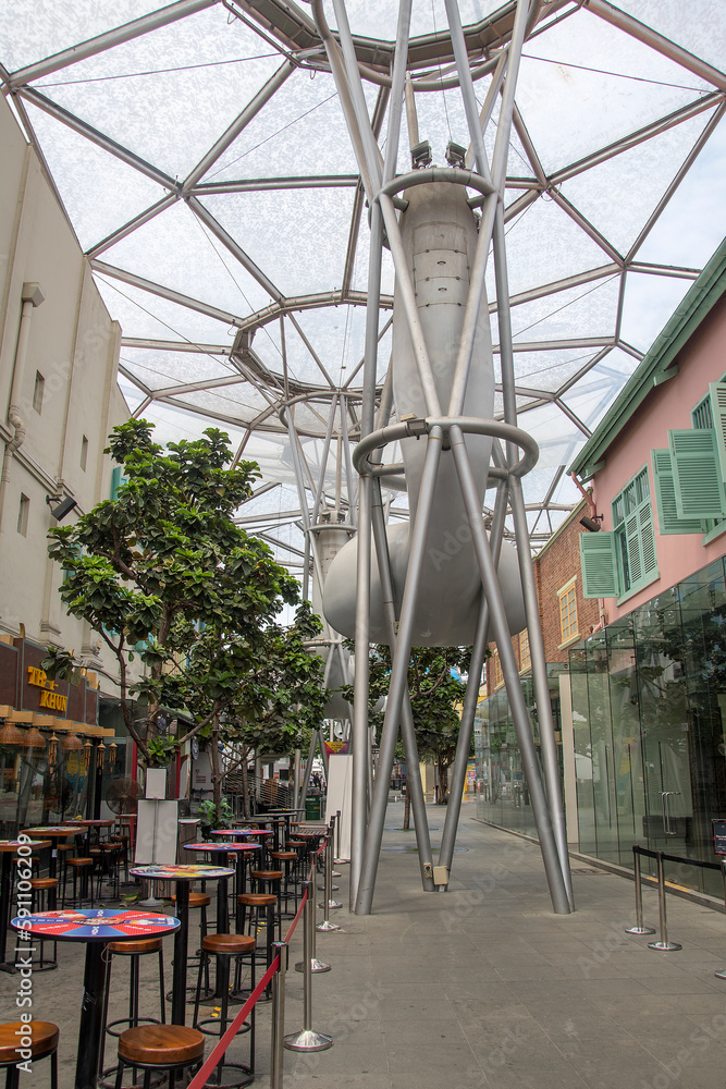 Clarke Quay historical district in the Singapore Stock Photo | Adobe Stock