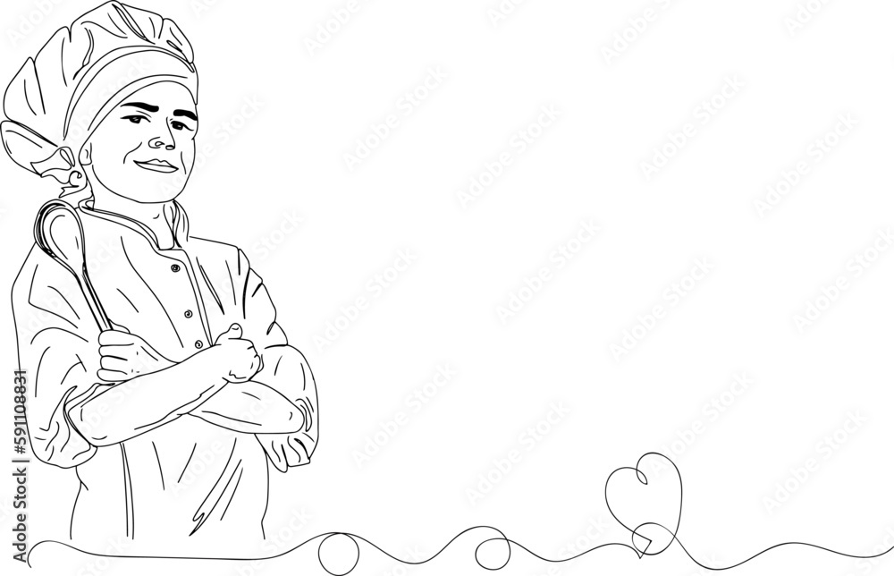 "Minimalist Chef Logo Design for Mom's Kitchen" "Whiskered Chef ...