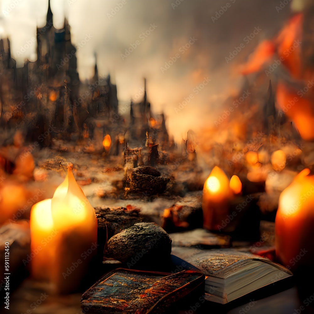 Fire and darkness Epic fantasy book cover layout average plan ...