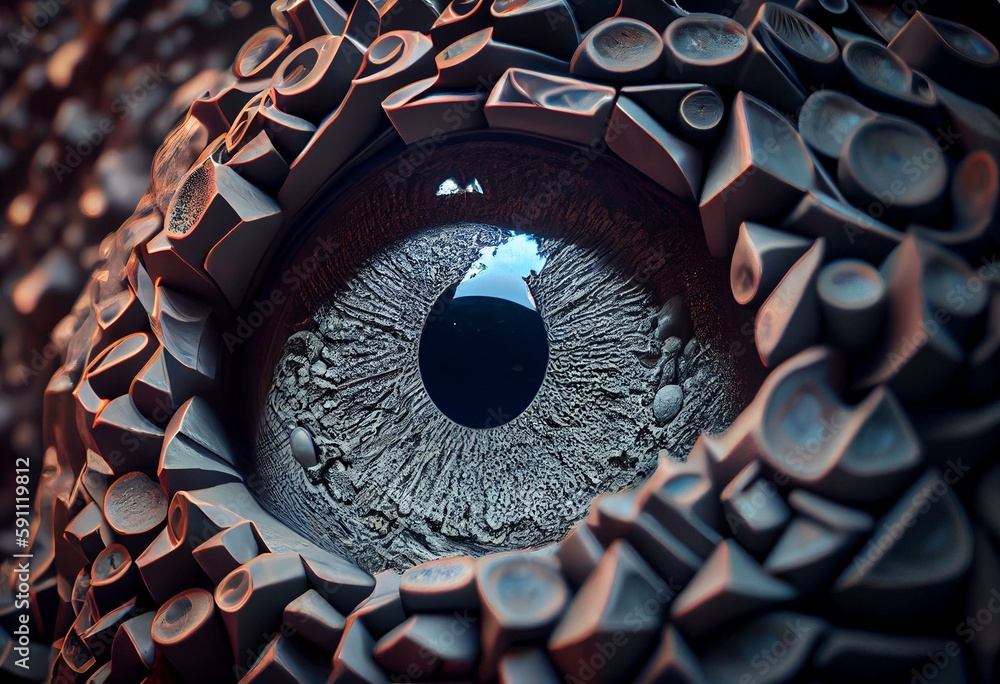 Earth Golem: A Mesmerizing Sculpture of a Million Eyes in the Ether ...