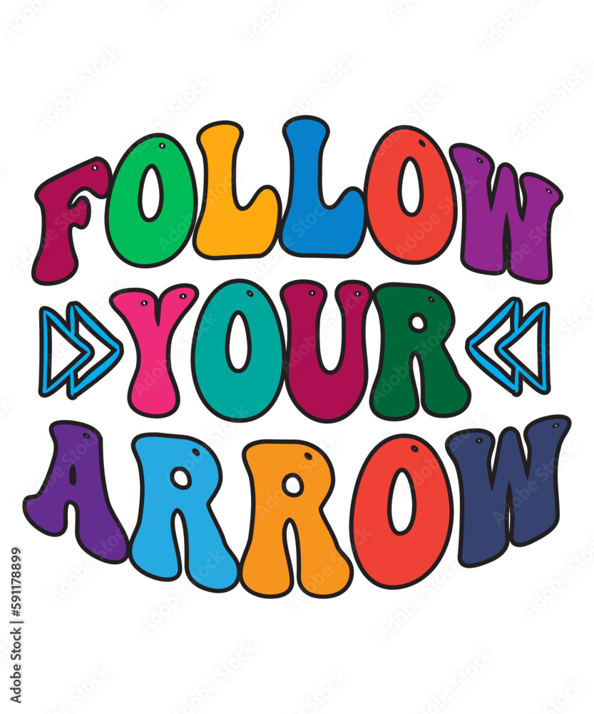 Inspirational Quotes Png Bundle, Retro Groovy , Motivational Png ...