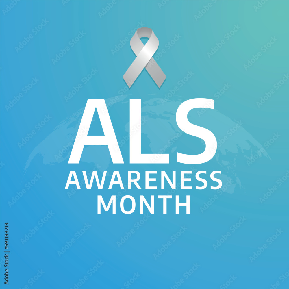 als awareness month. als awareness vector illustration. flat ...