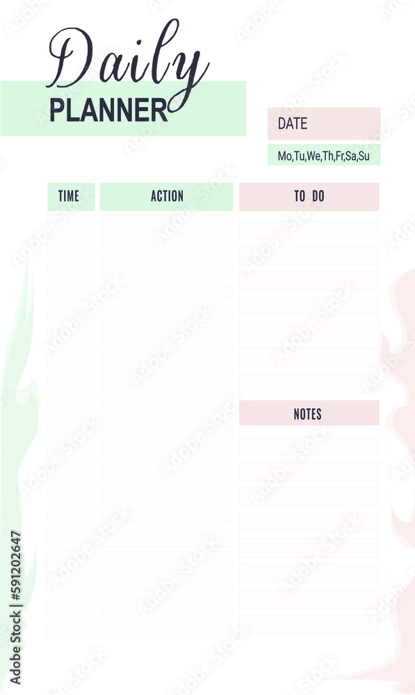 Scheduler. Day planner handy calm platonic tons with a beautiful ...