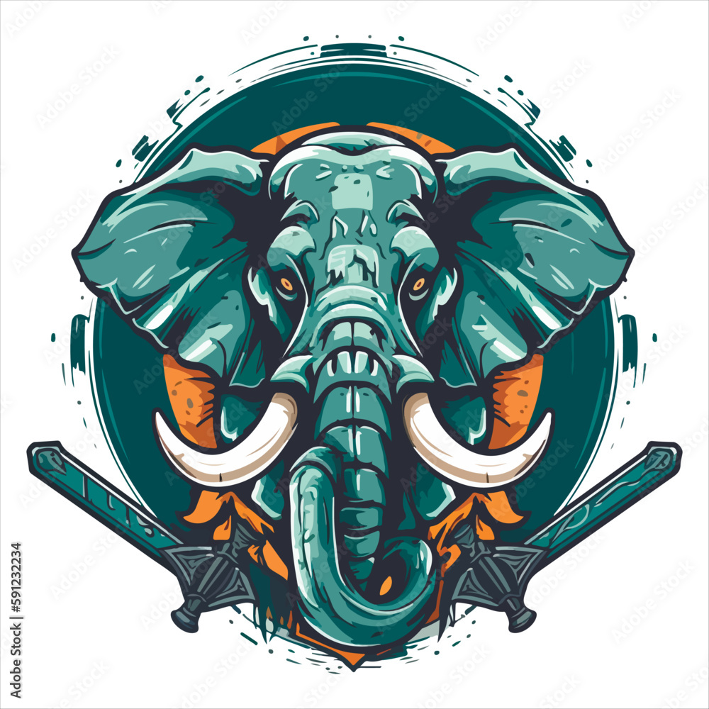Elephant Design Vector