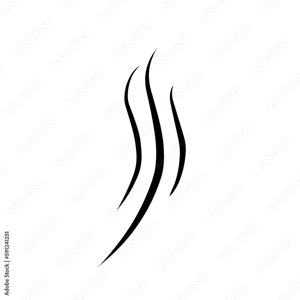 Aroma, smell icons, signs and symbols set, vector illustration. coffee ...