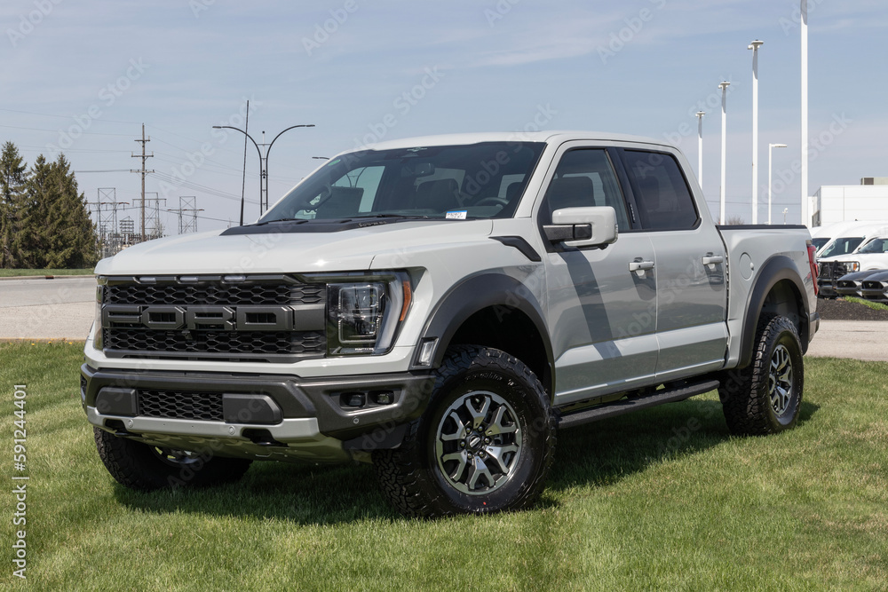 Ford F-150 display at a dealership. The Ford F150 is available in XL ...