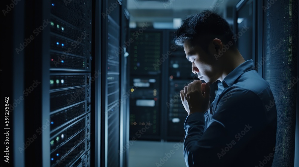 Digital Devotion: IT staff praying to the supercomputer data center ...