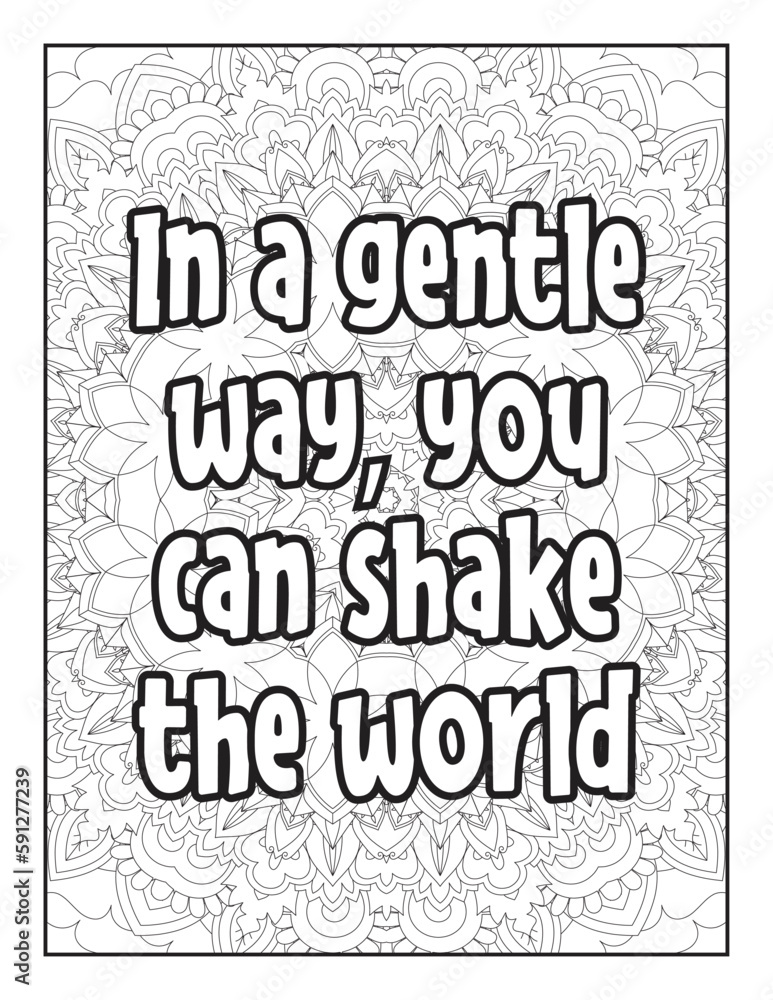 Quotes. Motivational quotes coloring page. Inspirational quotes ...
