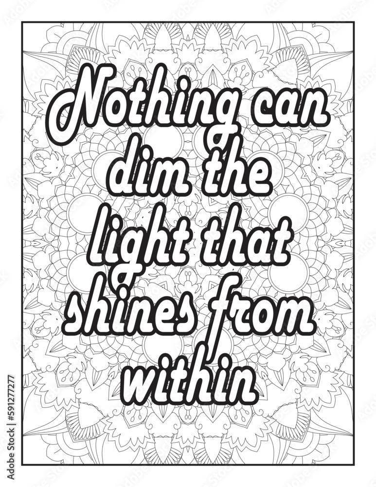 Quotes. Motivational quotes coloring page. Inspirational quotes ...