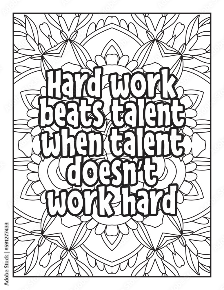 Quotes. Motivational quotes coloring page. Inspirational quotes ...