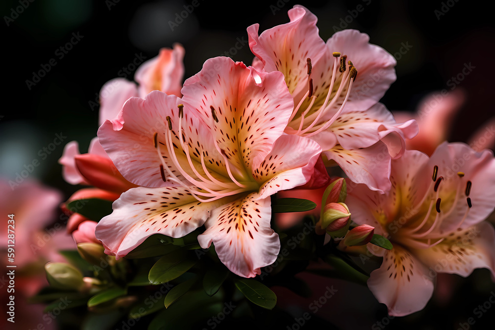 Azalea (Rhododendron) - Flower native to various parts of the world ...