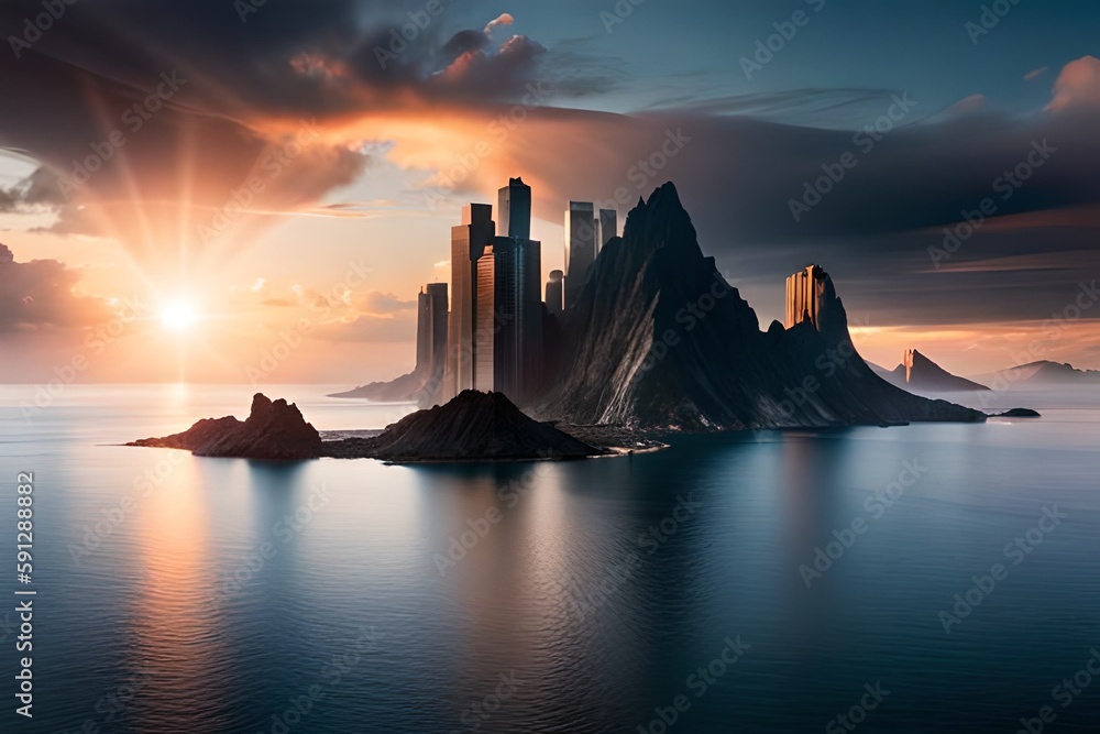 Ilustração do Stock: a photo of the end of the world, described as the ...