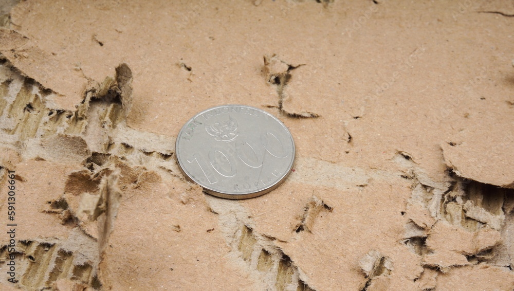 Foto de Coins of Indonesia. Indonesian national emblem called the ...