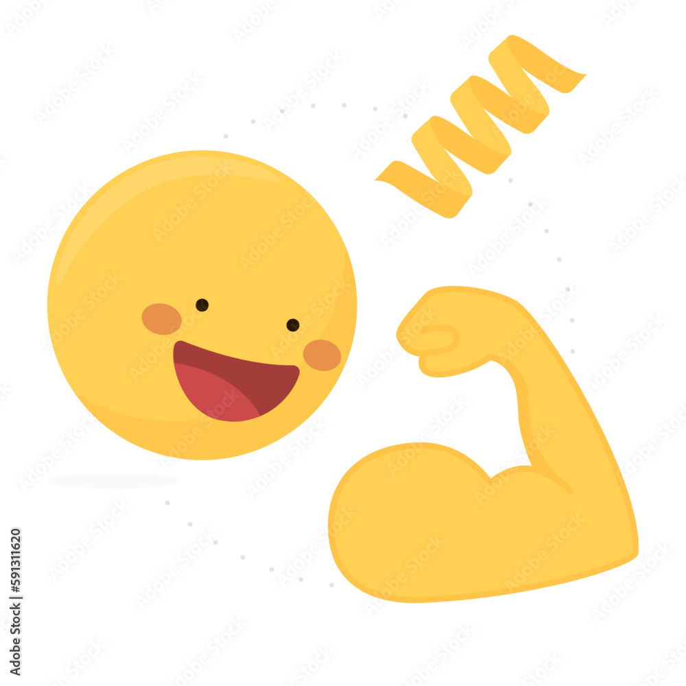 Icono proteína, emoticón con funciones y beneficios de la macromolécula ...