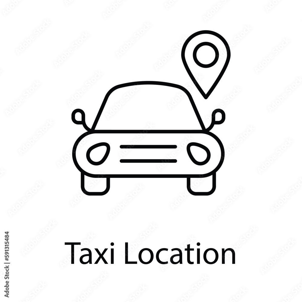 Taxi Location icon. Suitable for Web Page, Mobile App, UI, UX and GUI ...