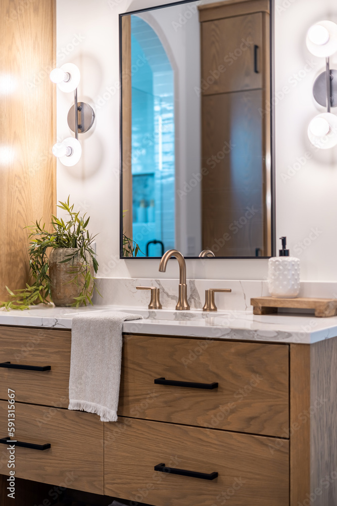bathroom vanity Stock Photo | Adobe Stock