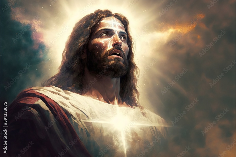 Portrait of Jesus Christ after his resurrection is a powerful image for ...