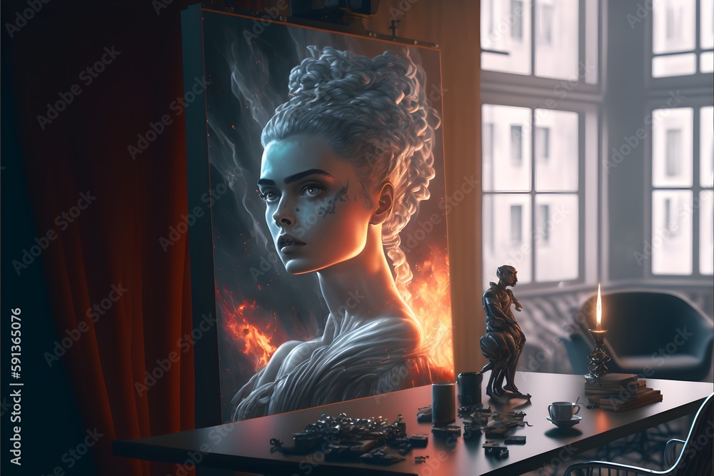 cinematic tarantino situation 09 two woman in shiny business suite ...