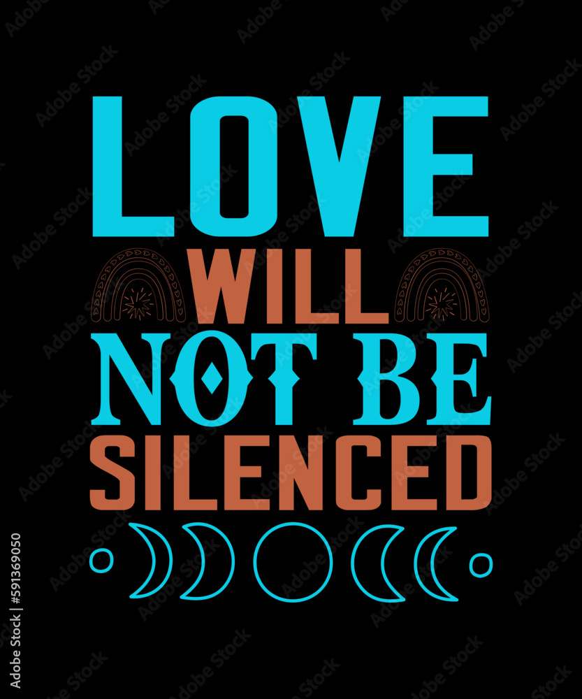 Love will not be silenced Rainbow SVG, Boho Rainbow SVG, Baby Rainbow ...