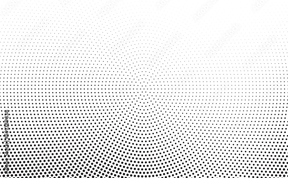 Monochrome Dots Background. Fade Texture. Vintage Pop-art Backdrop ...