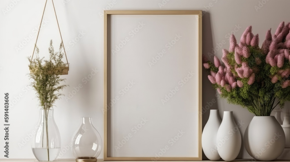 Stylish Home. Modern Interior Design Background. Generative AI. Stock ...