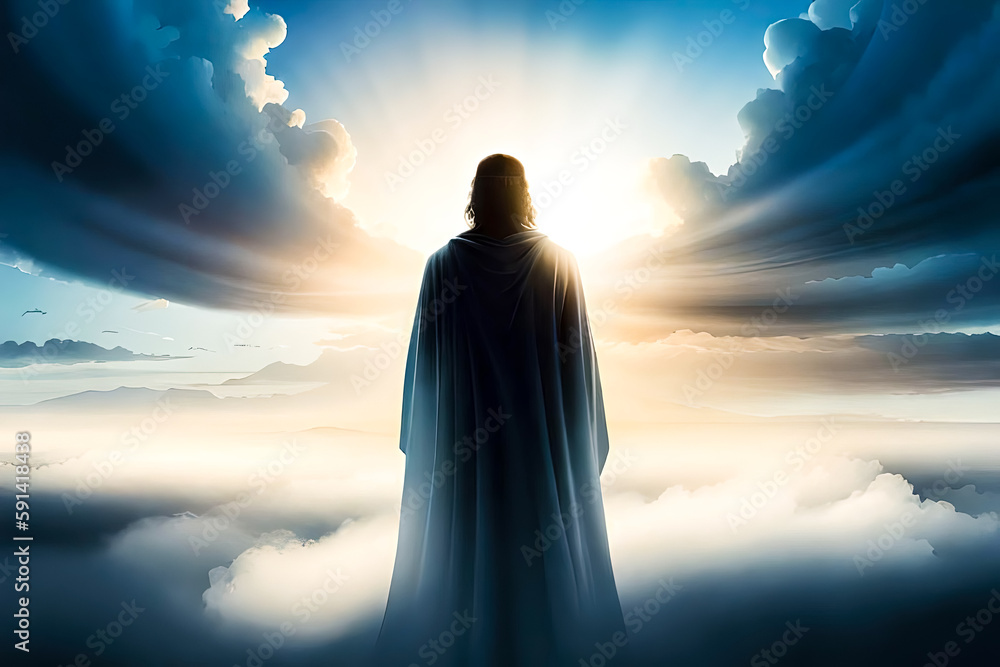 "Jesus Christ in Silhouette: A Powerful Image of the Divine" Jesus ...
