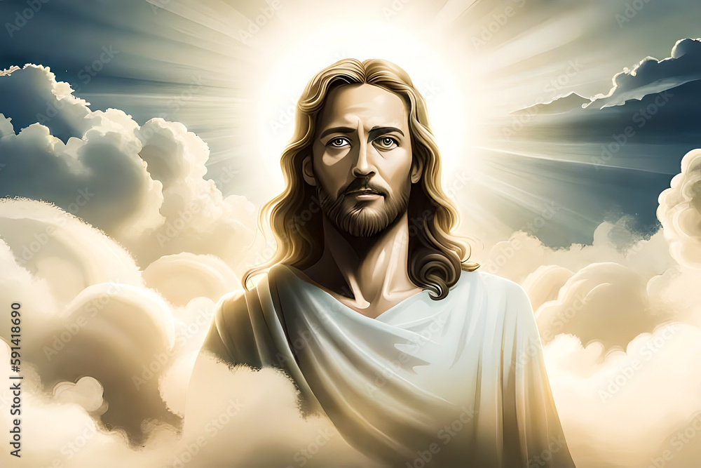 "Jesus Christ in Silhouette: A Powerful Image of the Divine" Jesus ...