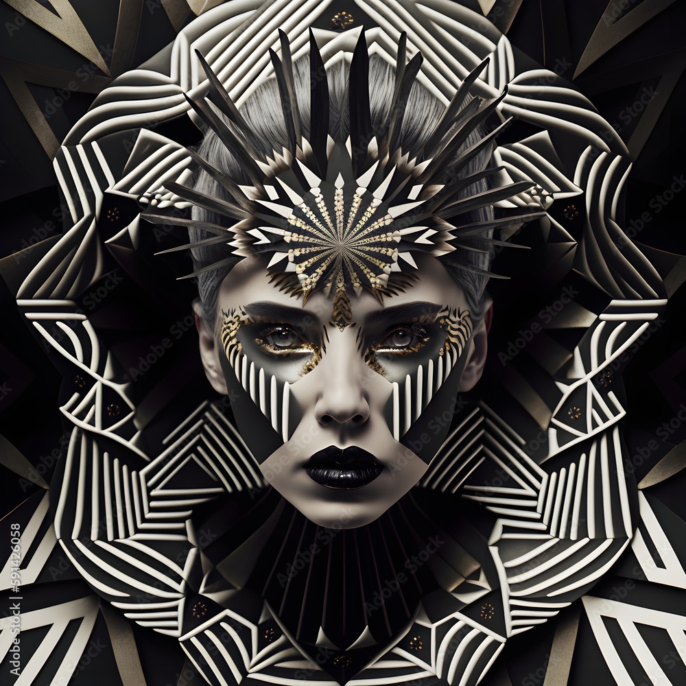 professional studio photograph of a 1980s goth Goddess of Death by ...