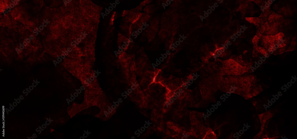 Dark Red horror scary background. Dark grunge red texture concrete ...