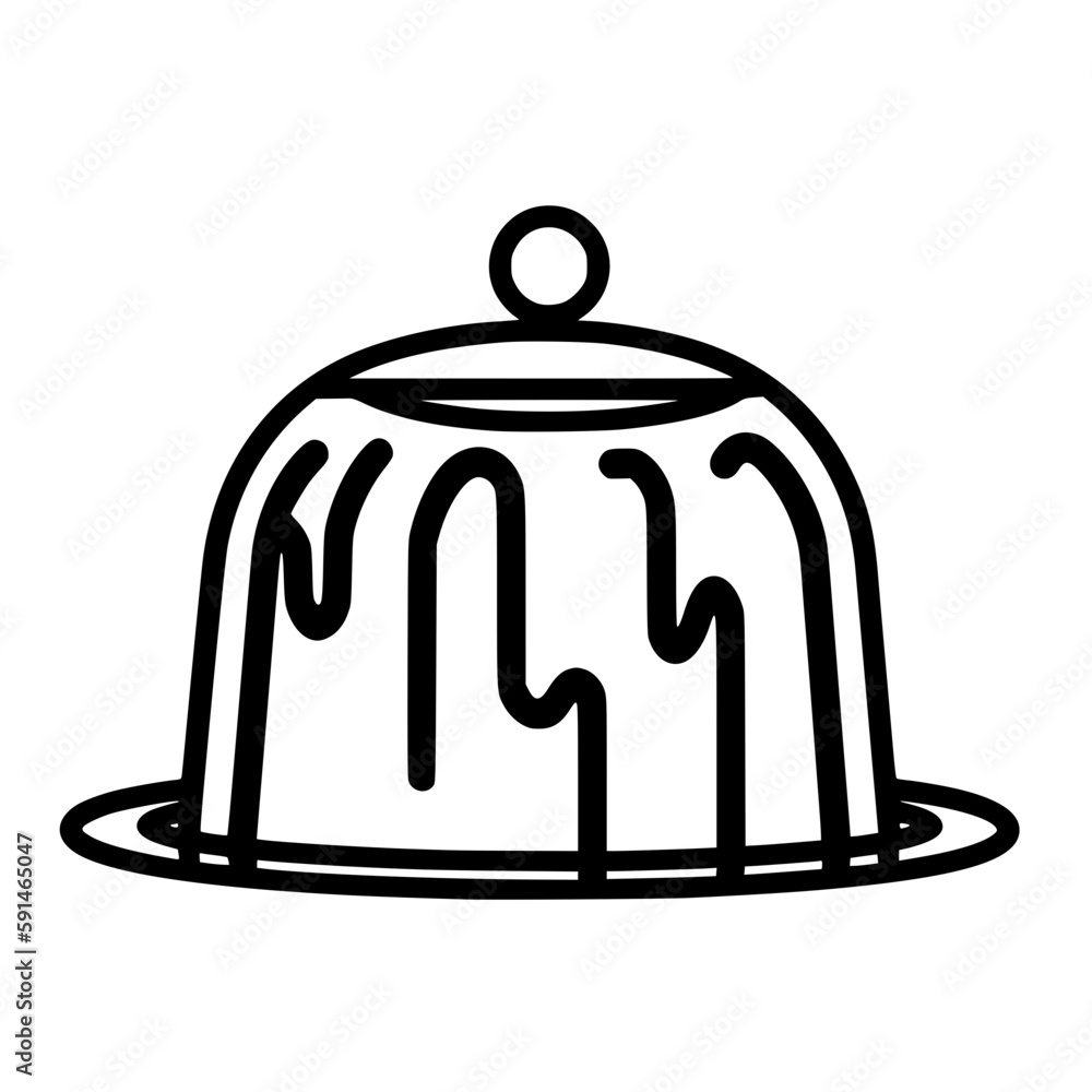 Photo & Art Print jello vector illustration isolated on transparent ...