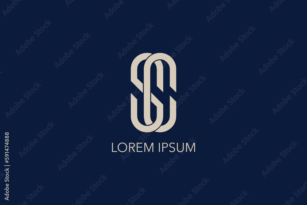 SC modern luxury typography logo design, sc line logo design, sc ...
