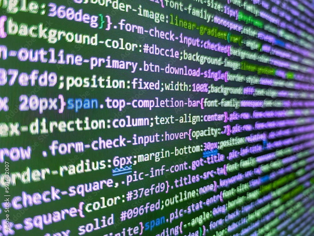 Programmer Working Of Software Tech Source Apps Virus In Computer Code Script Procedure